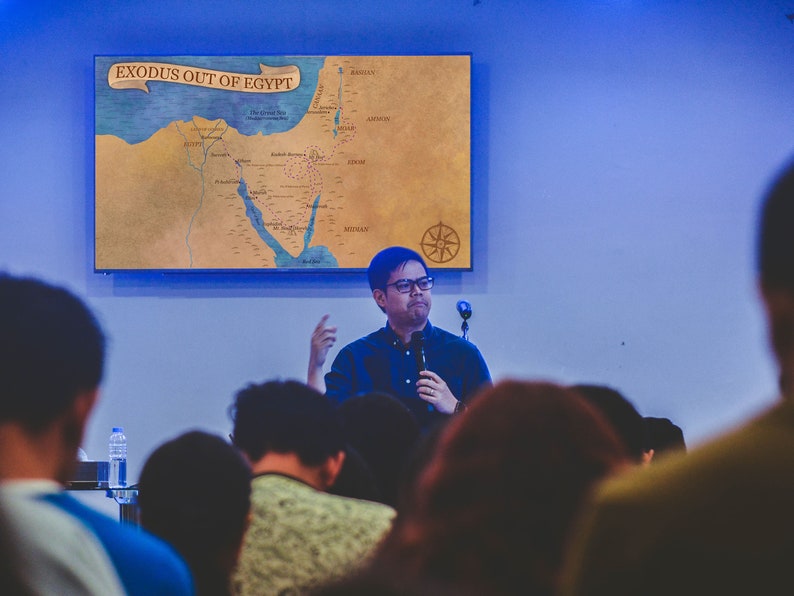 Mapa bíblico del viaje del Éxodo, Mapa de la Biblia, Éxodo fuera de ...