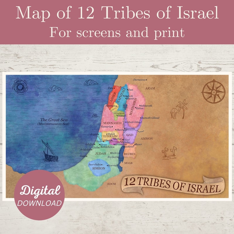 12 Tribes of Israel - Etsy