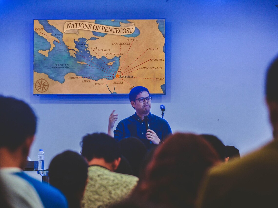 Nations of Pentecost Map, Map of Acts 2, Spread of Christianity ...