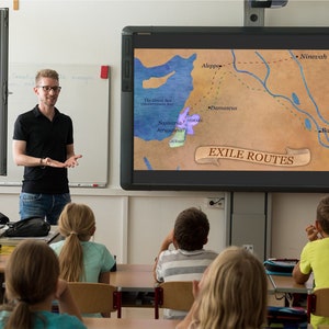 Biblical Exile Map, Exile Route Maps, Assyrian Exile, Babylonian Exile ...