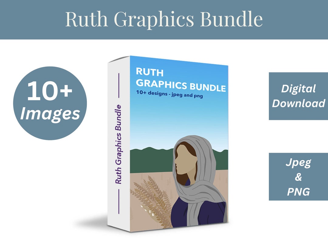 Ruth Graphics Bundle Ruth Clipart Bible Clipart Ruth Ruth - Etsy