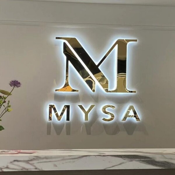 Illuminated Logo Sign - Etsy