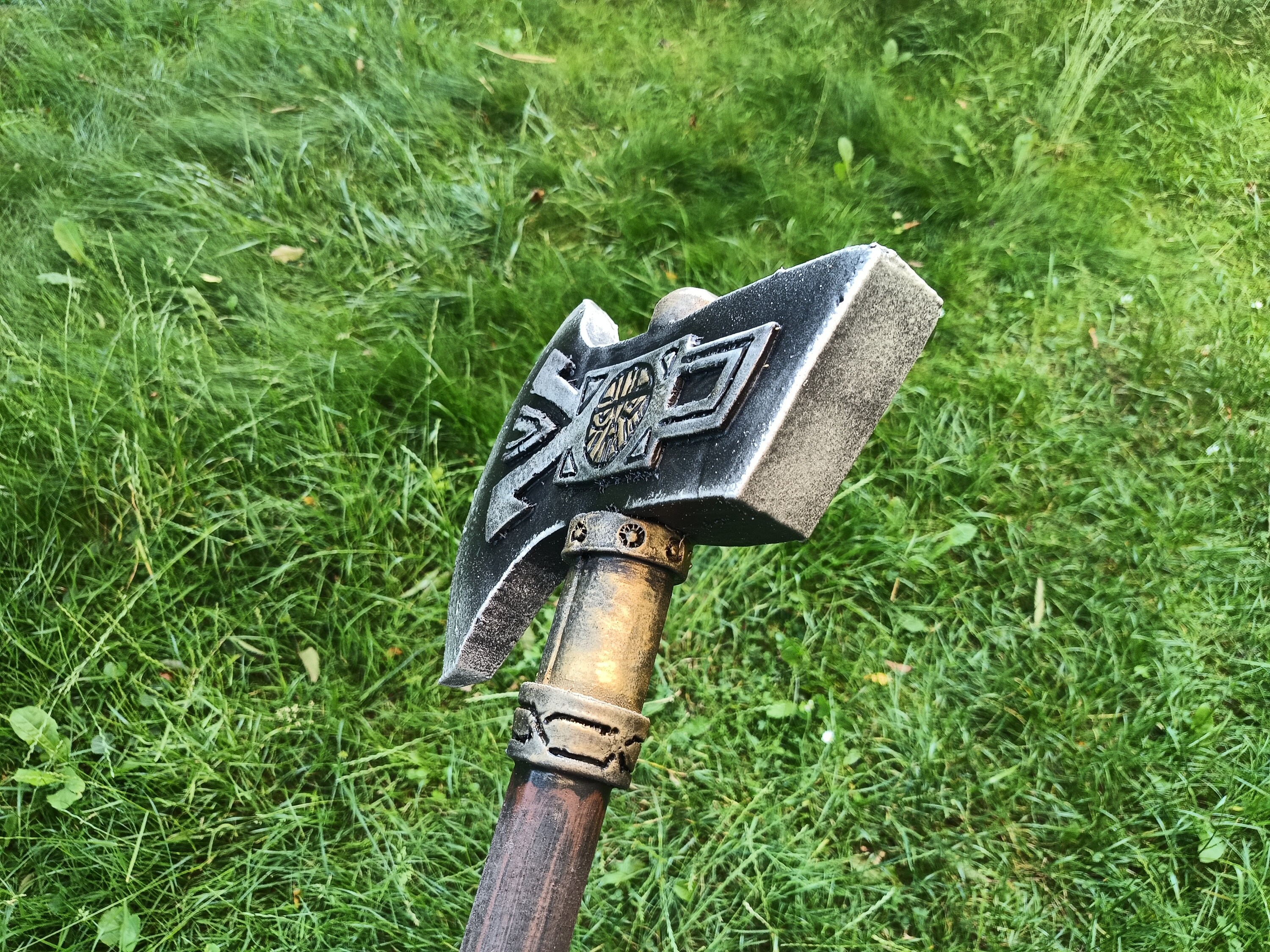 LARP Dwarven Battle Axe 90cm - Etsy
