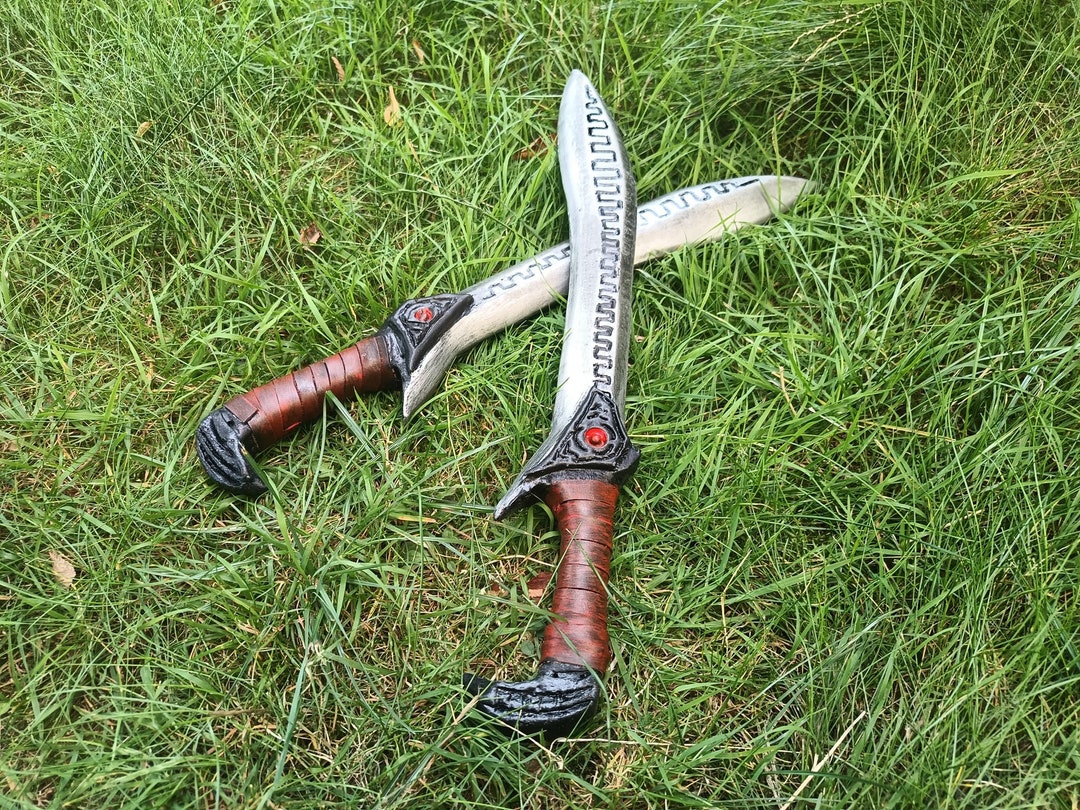 LARP Dual Kukri 45cm (two Pieces) - Etsy