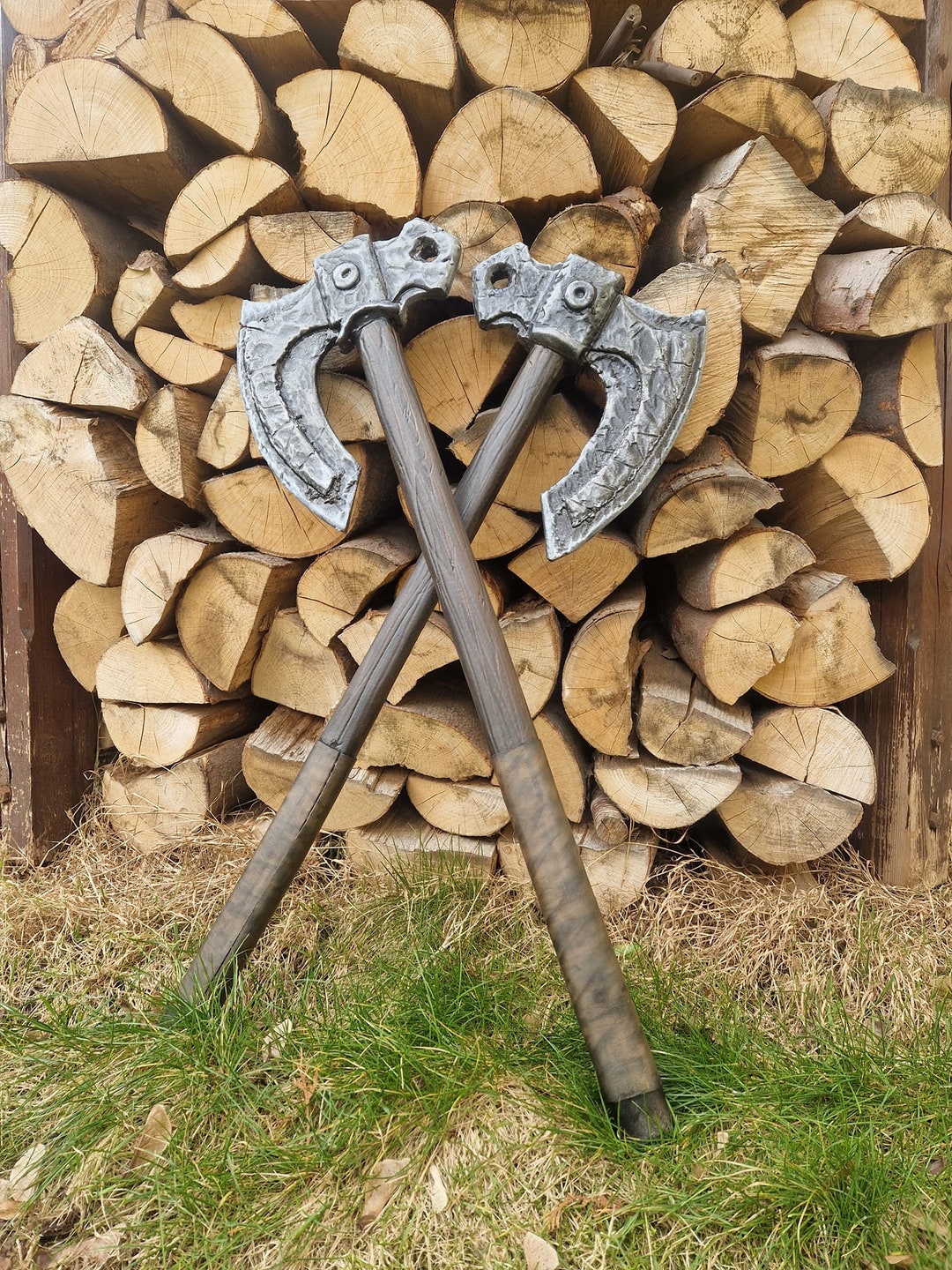 LARP Safe Foam Iron Axe - Etsy
