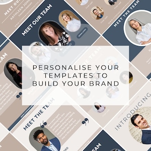 Meet the Team 15 Social Media Post Templates | Real Estate Instagram ...