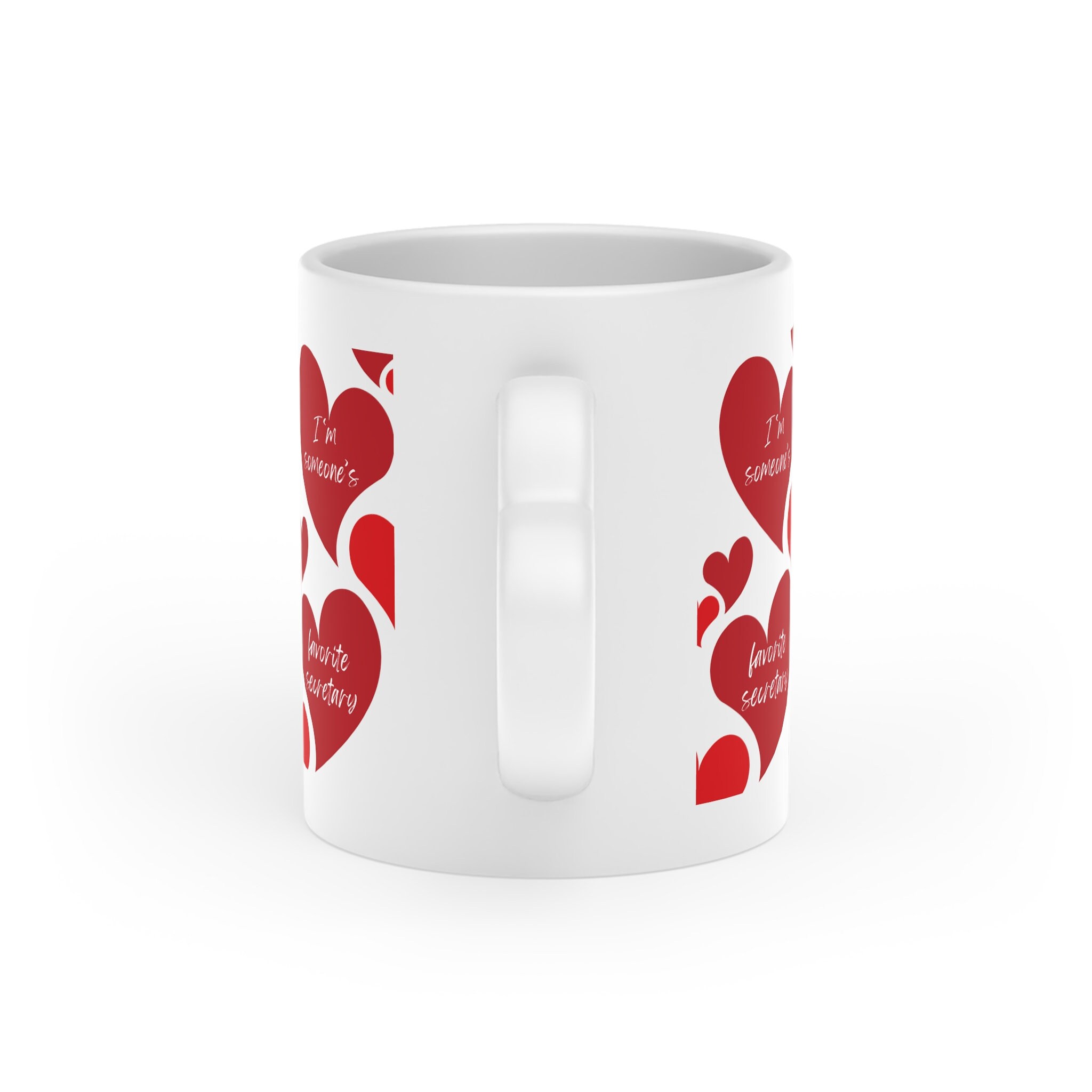 Heart-shaped Mug, Favorite Secretary, Secretary Appreciation, Valentine ...