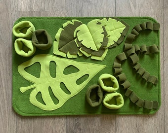 JUNGLE Forage Snuffle Mat for Dogs Cats Small Pets / Handmade ...