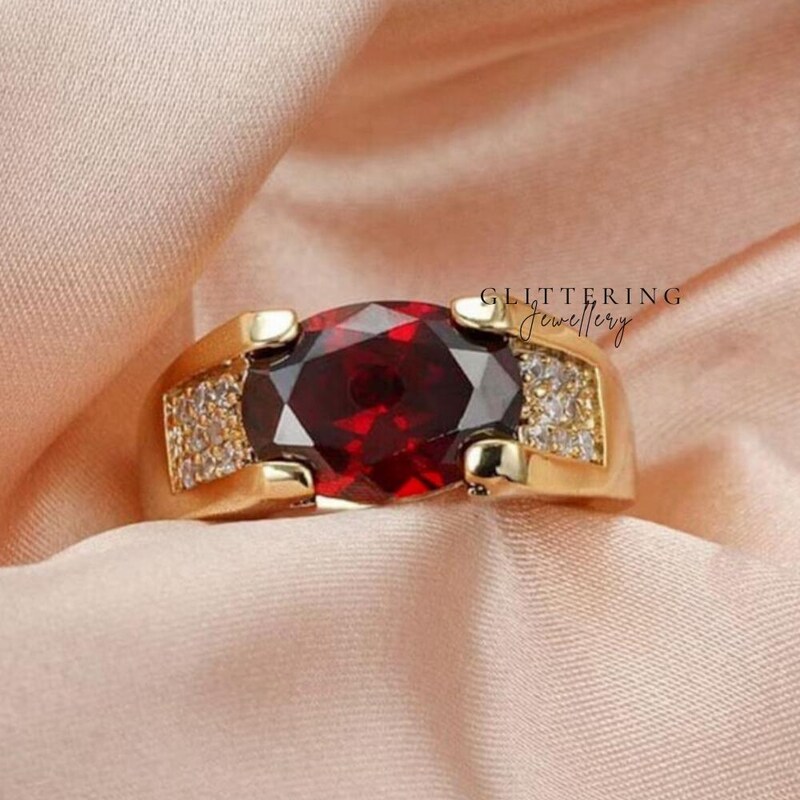 Mens Gemstone Rings - Etsy