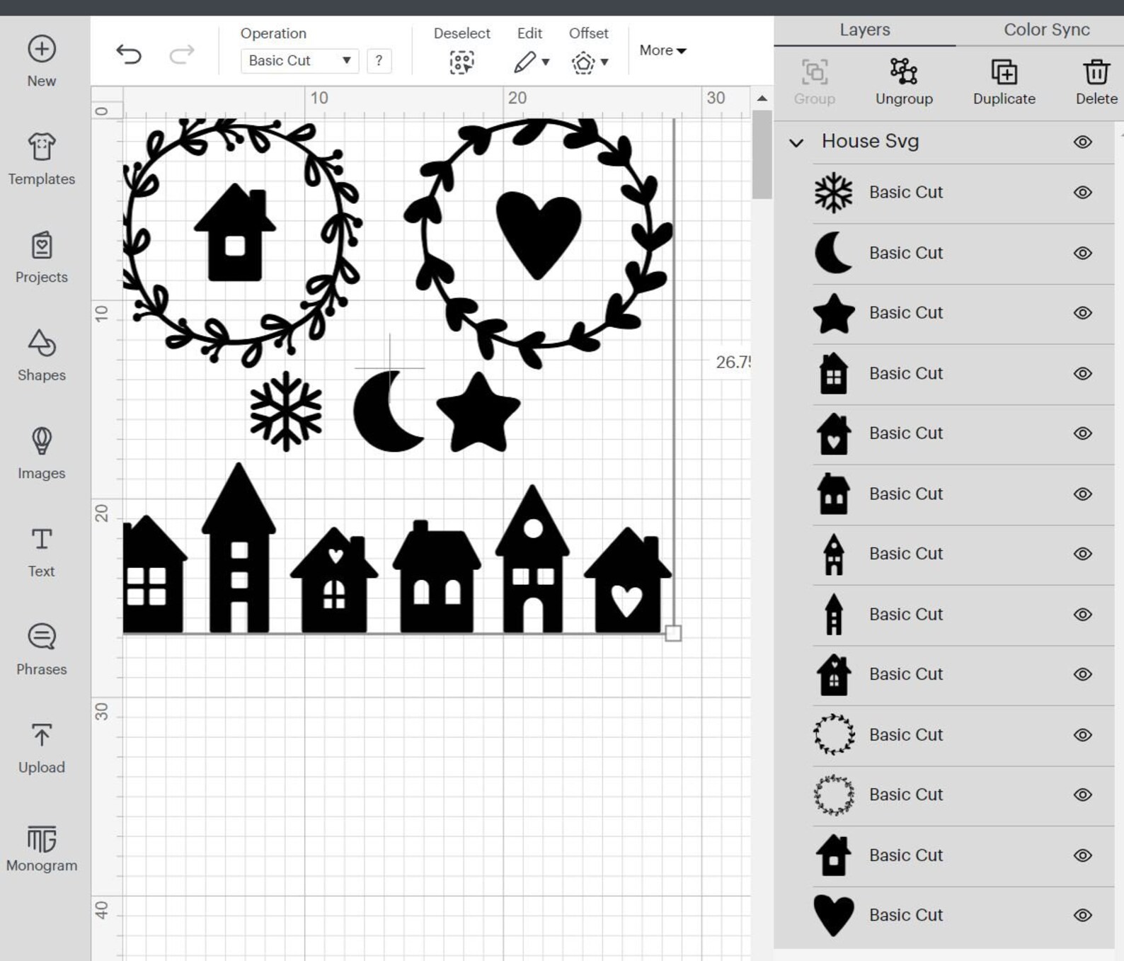 Houses SVG Plotter File - House Silhouette - Cutting Plotter - Cricut ...