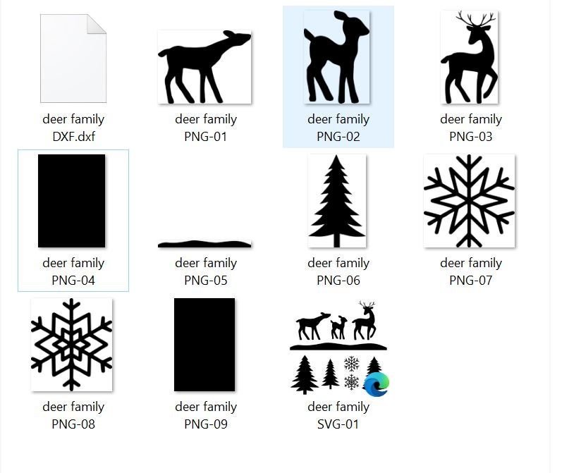 Houses SVG Plotterdatei - Deer silhouette - Cristmas wreath - Cricut ...