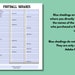 Football Squares Tracking Sheet: 100 Editable Spaces (fillable PDF) - Etsy