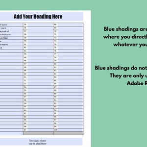 Customizable Fillable Tracking Sheet Printable Fillable Form PDF Names ...