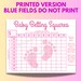 Girl Baby Shower Pink Footprints Guessing Game, Baby Betting Squares ...