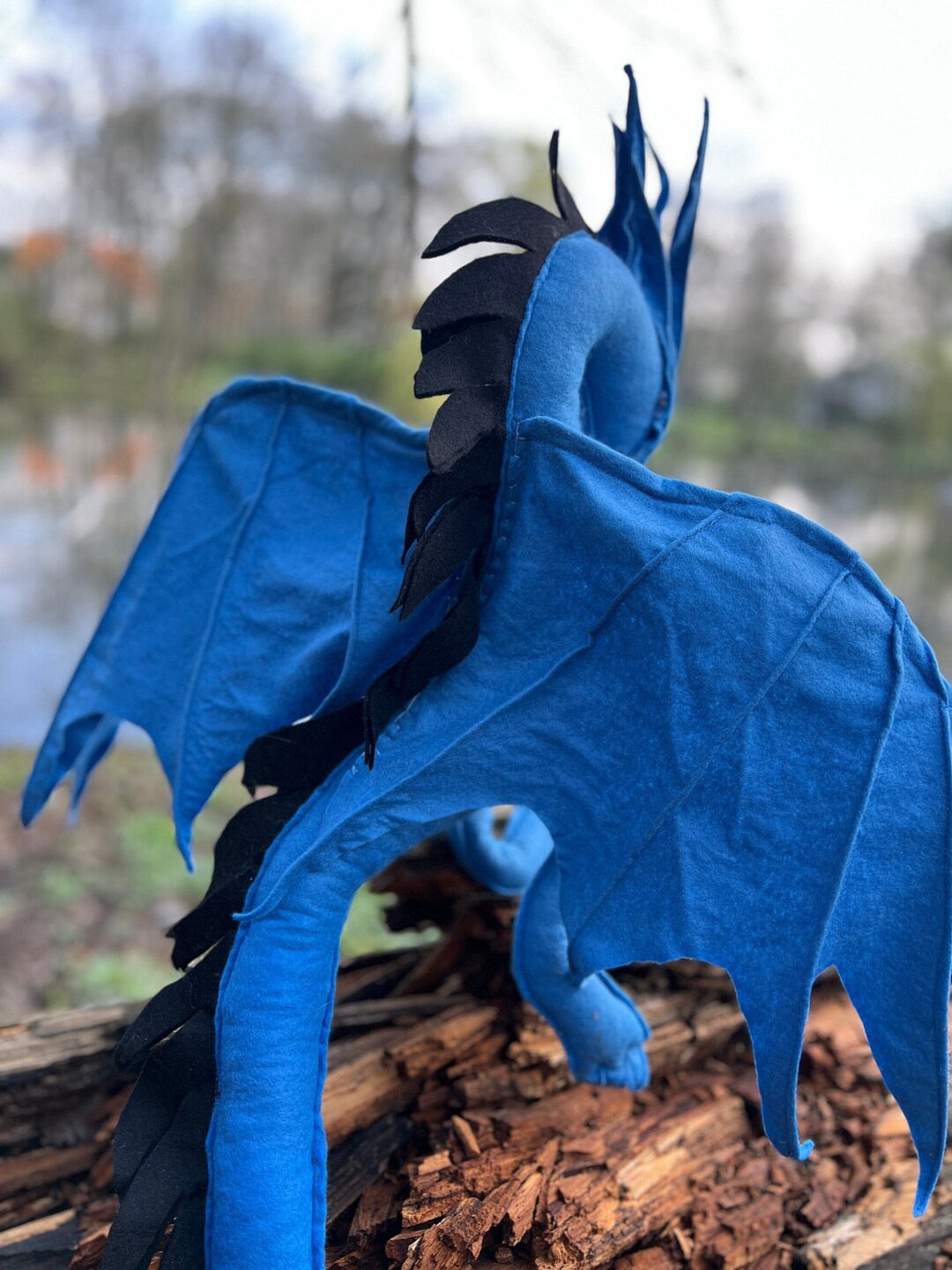 Felt Dragon Prinzess - Size L! 100% Handcrafted! - Etsy