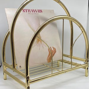 Vintage Magazine/album Rack Brass Metal Plated 1970s - Etsy