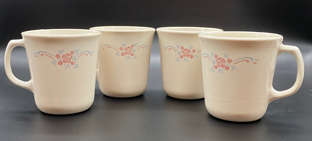 Corelle Mugs English Breakfast Pattern - Set of 4 - Etsy Corelle Mugs English Breakfast Pattern - Set of 4 - Etsy
