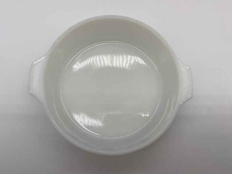 Vintage Dynaware Pyr-o-rey Milk Glass Casserole Dish Brown Daisy ...