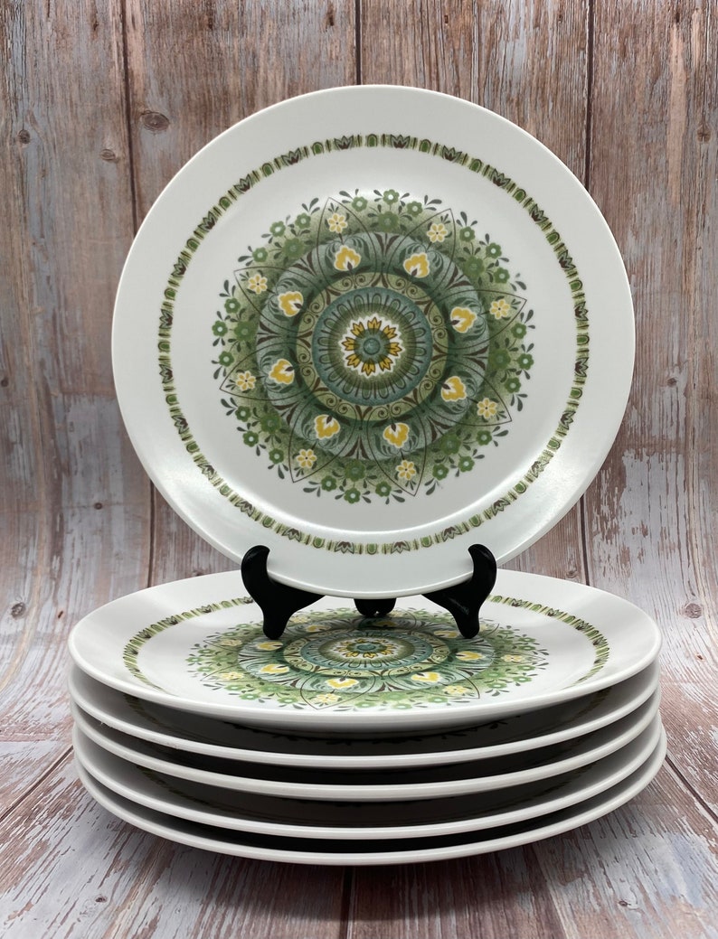 Vintage Noritake Progression Palos Verde Dinner Plate Set of 6 - Etsy