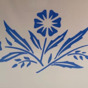 Corning Ware - Blue Cornflower Pattern - Casserole Dish and Glass Lid A ...