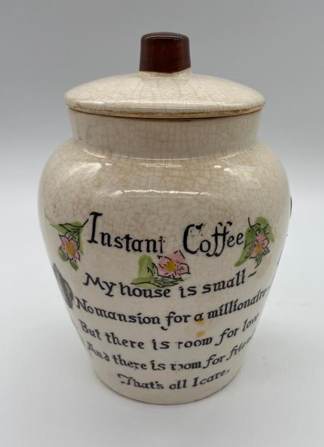 Instant Coffee Jar - 1980s - Etsy
