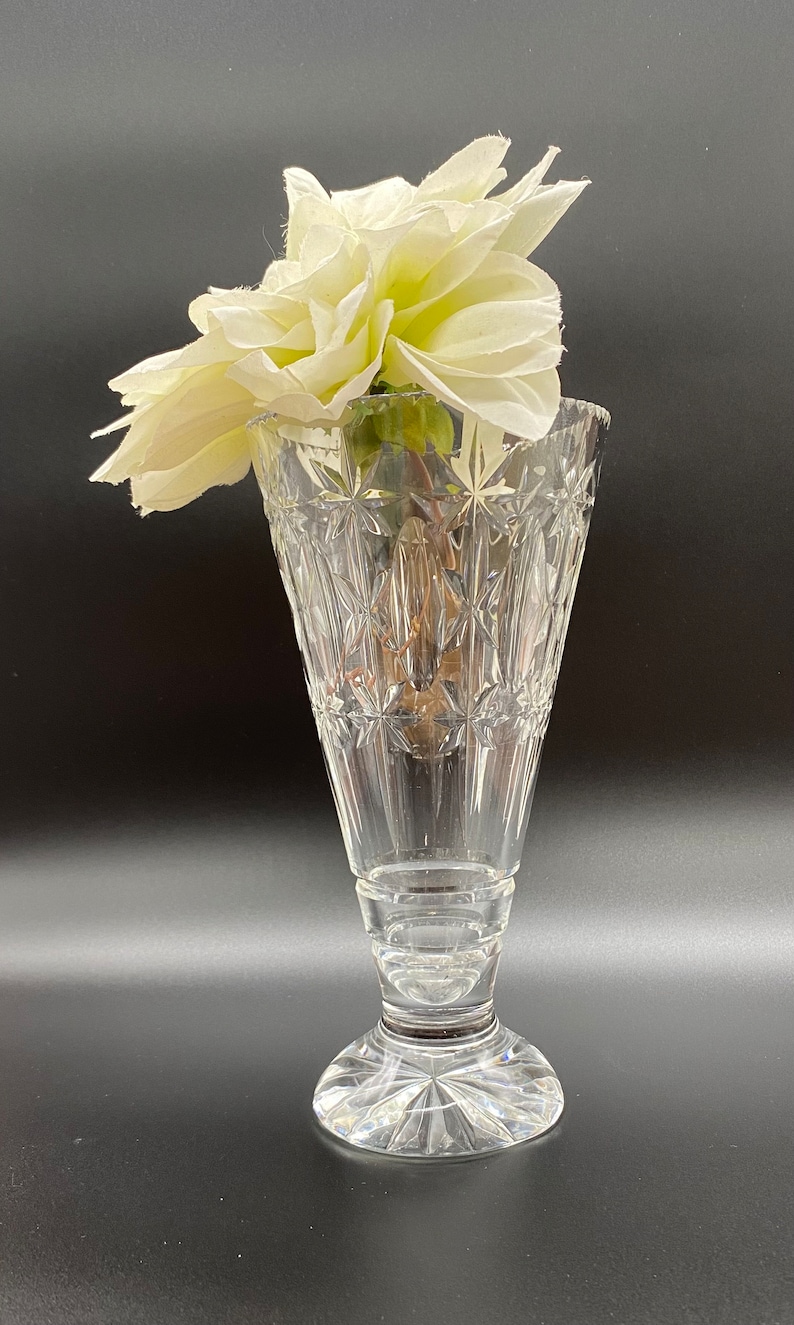 Crystal Vase Star Pattern - Etsy