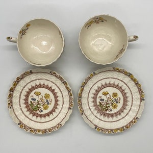 Spode Copeland buttercup Tea Cup/saucers set of 2 - Etsy