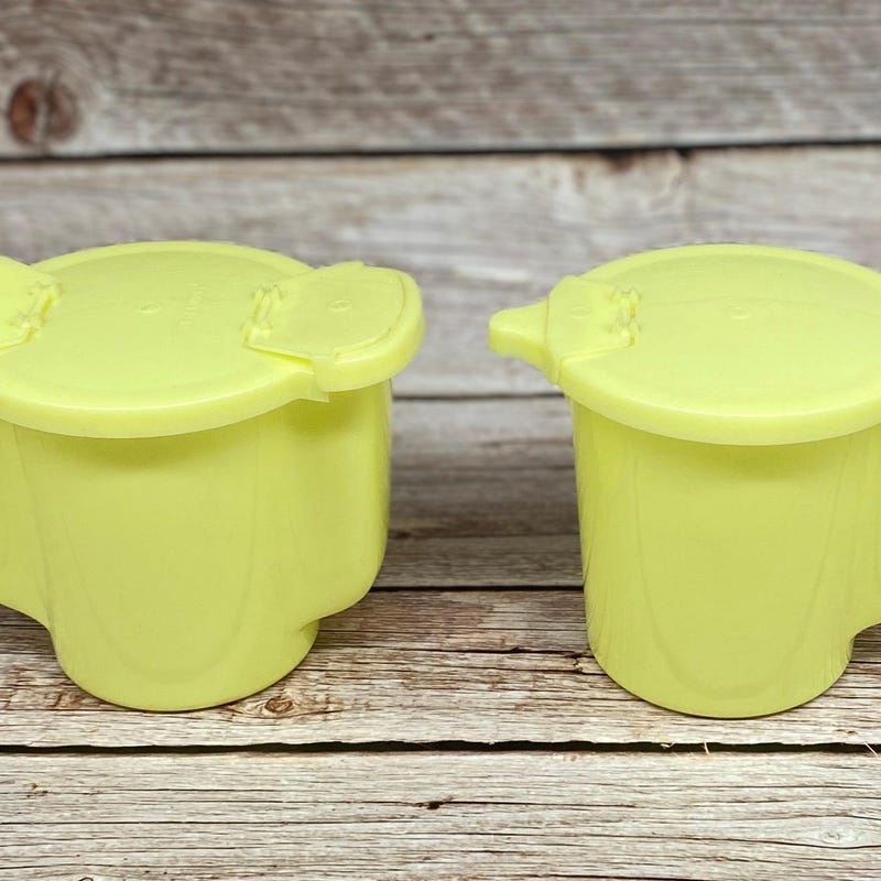 Tupperware Sugar and Creamer - Etsy