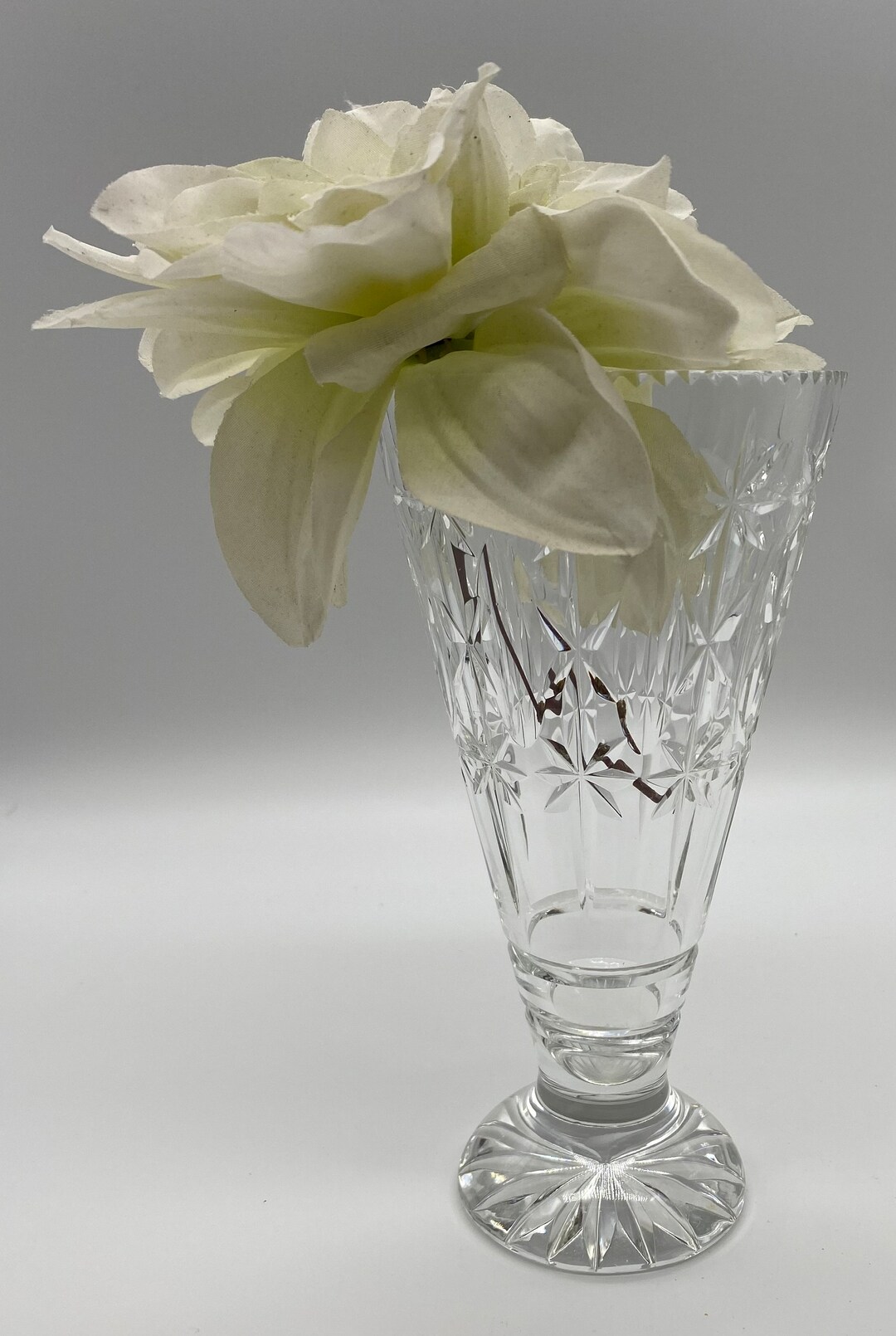 Crystal Vase Star Pattern - Etsy