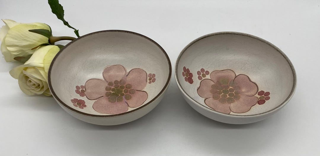 Denby-langley Stoneware Gypsy Pattern Small Bowls Set of 2 1970s - Etsy
