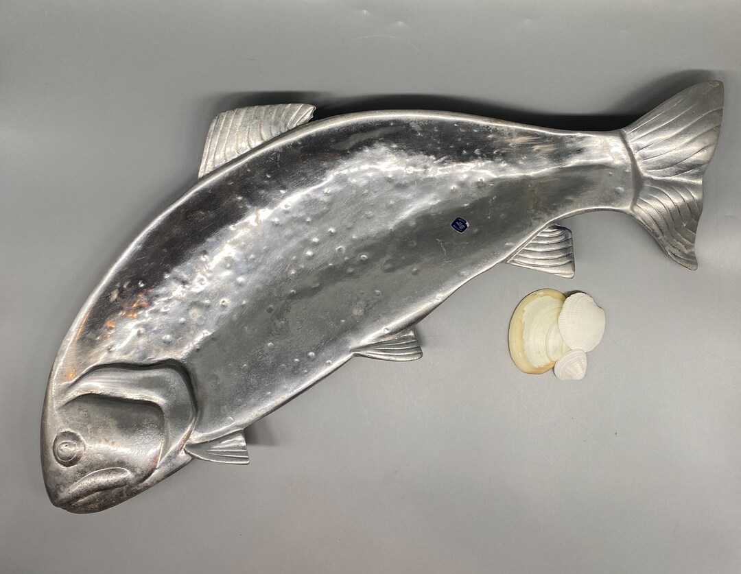 Vintage Fish Platter - Aluminum/metal - Made in Mexico - Folk Art - Mid ...