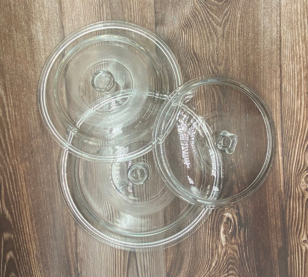 Vintage Round Glass Lids Replacements Various Sizes Made in Mexico - Etsy