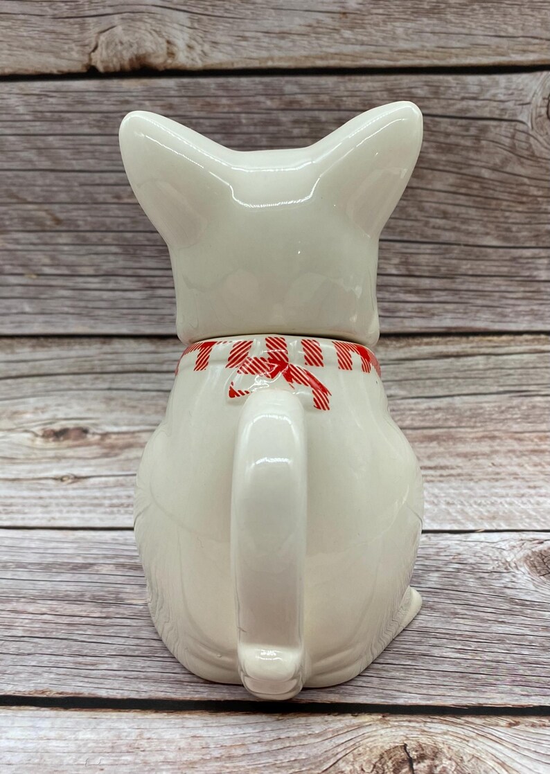White Scotty Dog /scottish Terrier SMALL Cookie Jar MSRF Inc. - Etsy