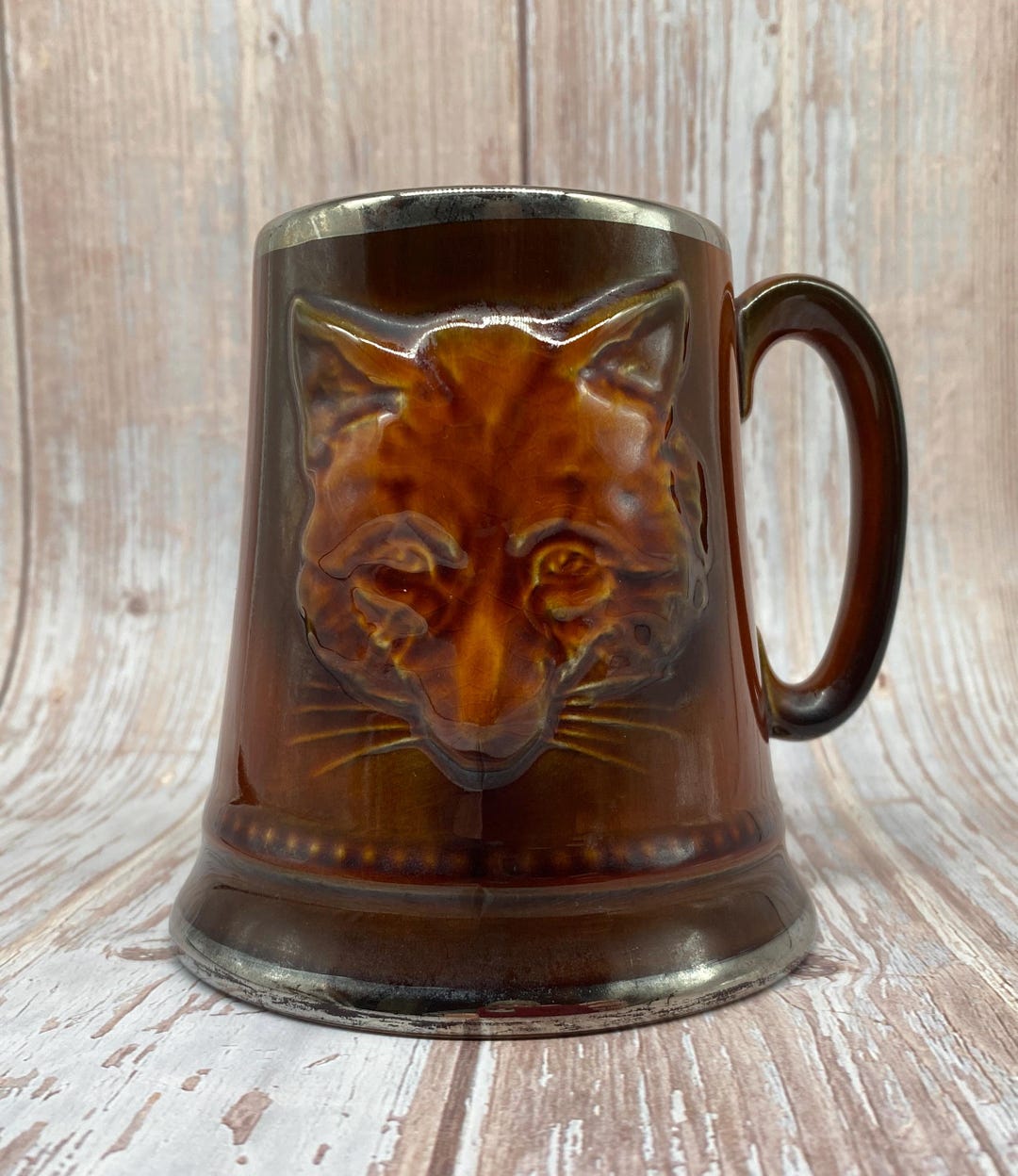 Vintage Sylvac 1960s Fox Hunting Tankard/mug Reg No 2376 - Etsy
