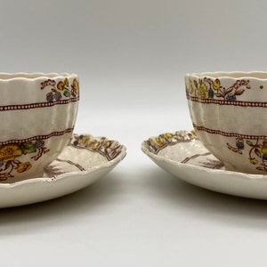 Spode Copeland buttercup Tea Cup/saucers set of 2 - Etsy