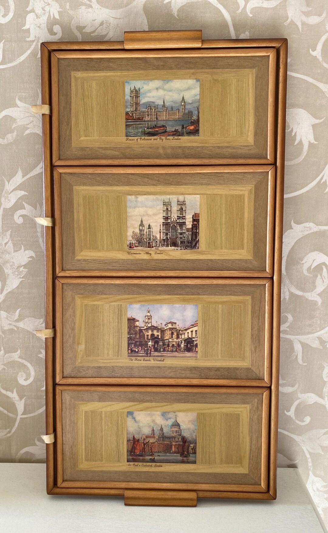 Vintage Pimpernel Wooden Guest Tray Set 5 Pieces London Landmarks - Etsy