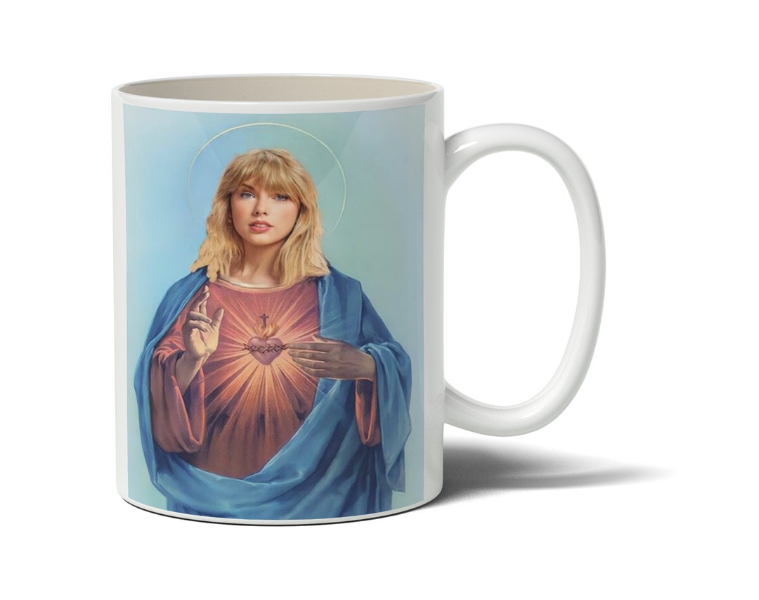 Taylor Swift Jesus Funny Anniversary Birthday Present 11 & 15 Oz White ...