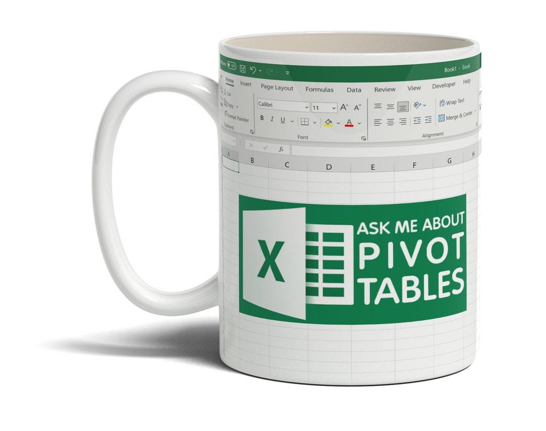 Ask Me About Pivot Tables Excel Spreadsheet Lover Worker Gift Idea for Coworker, Accounting ...