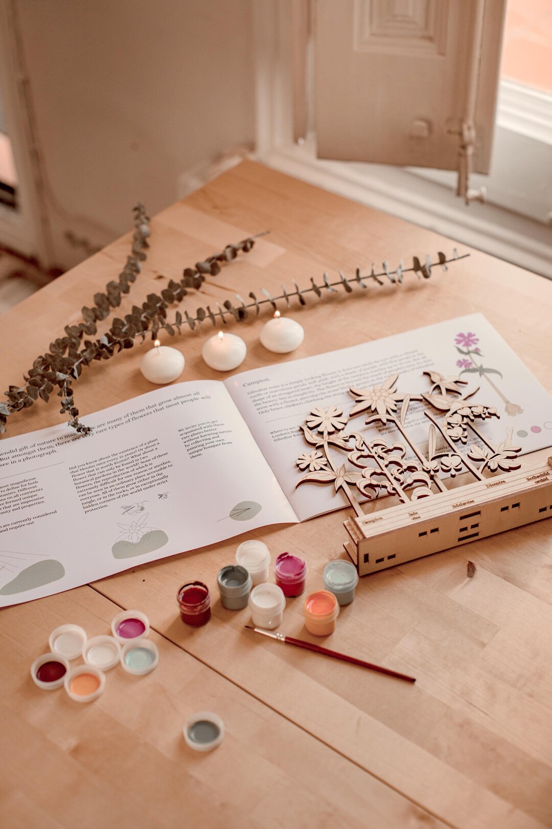 DIY Wooden Paint Kit, Wood DIY Craft Kit, Holiday Creative Gift ...