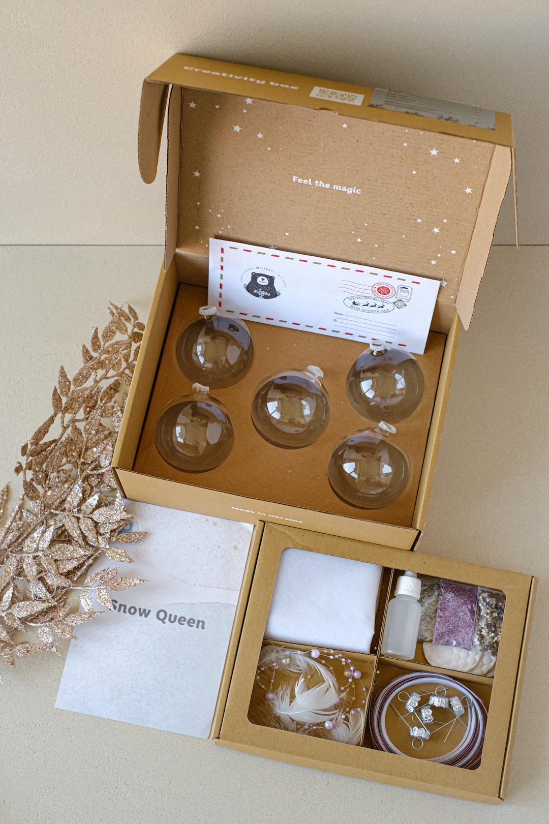 DIY Christmas Ornaments, Make Your Own Baubles, Christmas Gift for ...