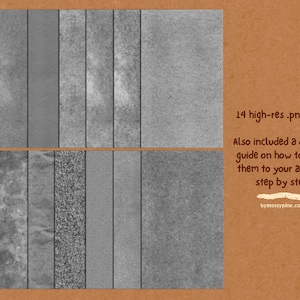 14 Digital Art Paper Texture Overlays | Procreate Overlay Texture ...