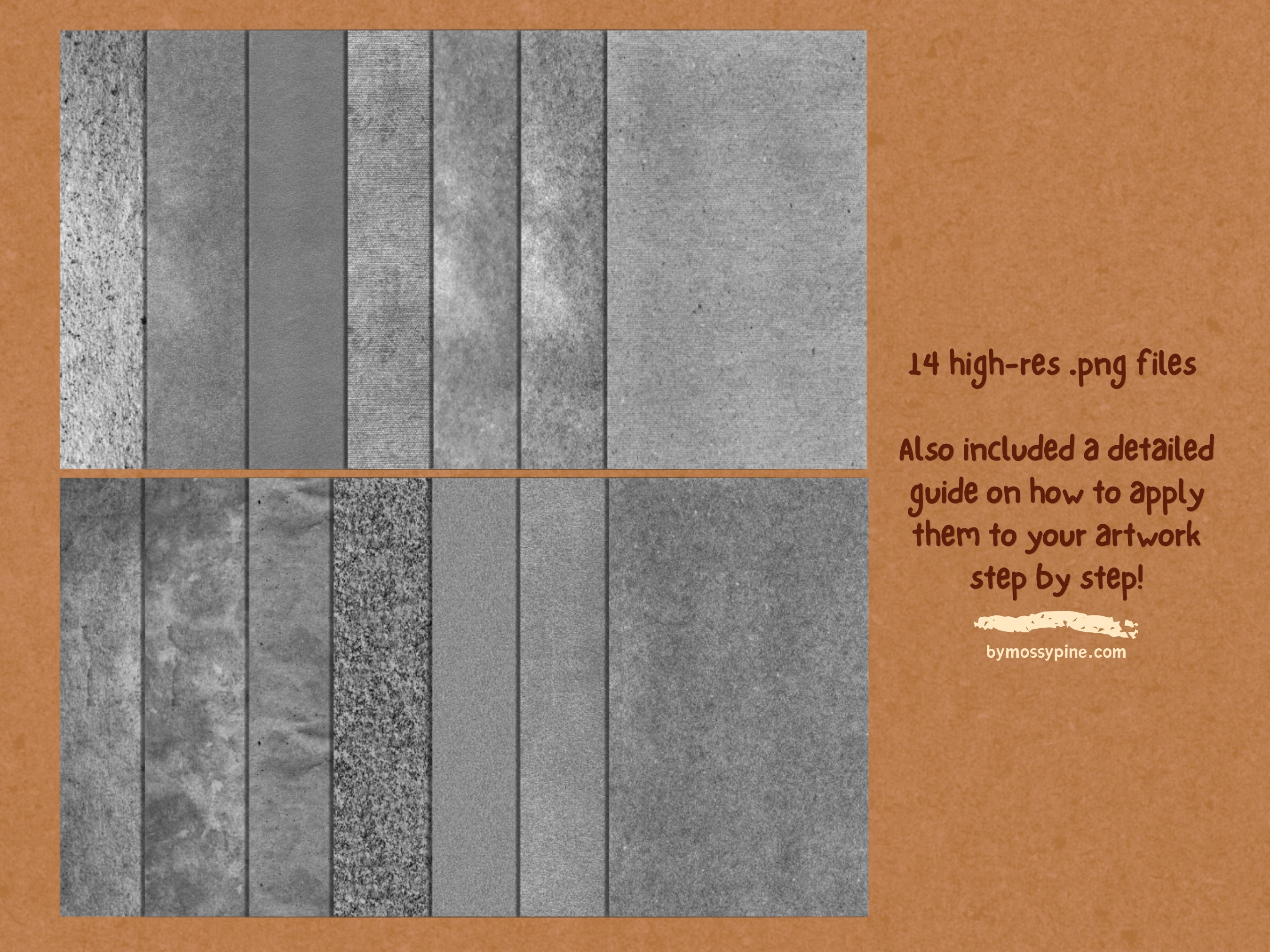 14 Digital Art Paper Texture Overlays | Procreate Overlay Texture ...