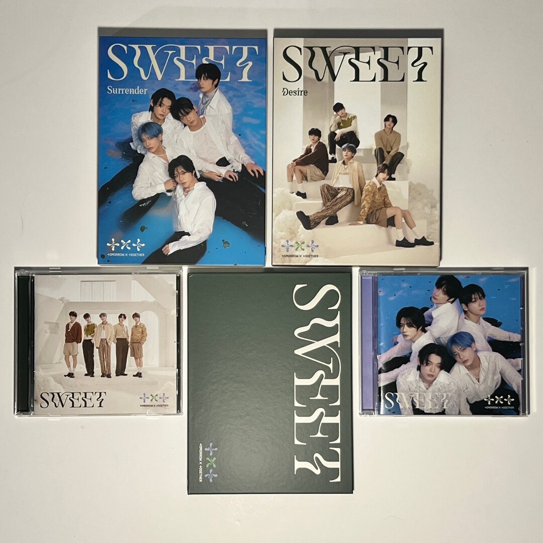 OFFICIAL Txt Sweet Japanese Album / Check Description / CD Photobook ...