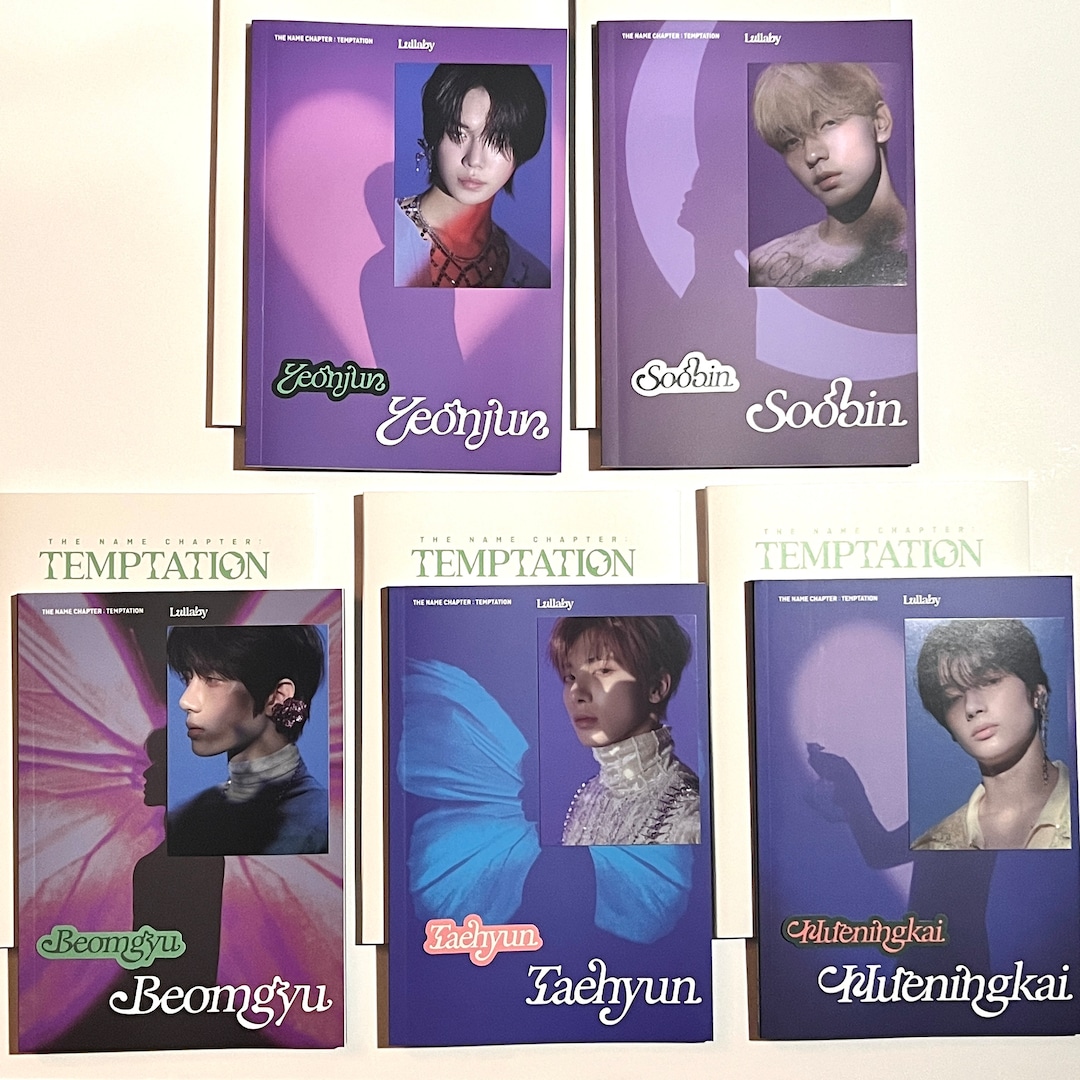 OFFICIAL TXT Tomorrow X Together Temptation Lullaby Ver Album - Etsy