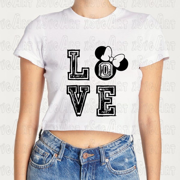 Minnie Mouse Word Svg - Etsy