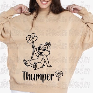 Thumper Svg, Bambi Svg, Bunny Svg, Rabbit Png, Bunny Thumper Svg, Bambi ...