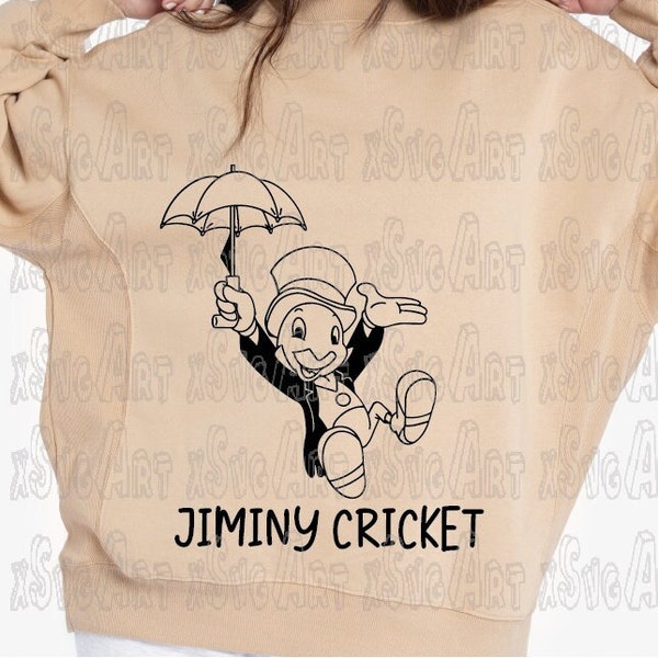 Jiminy Cricket Svg - Etsy