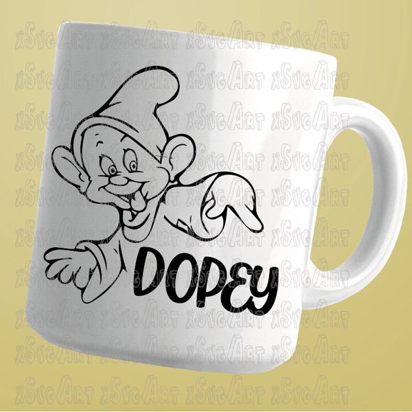 Dopey Svg - Etsy