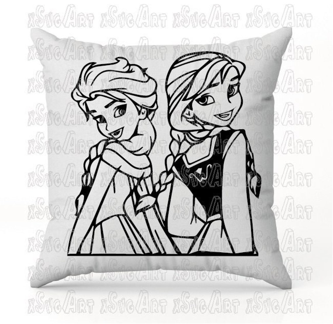 Elsa and Anna Svg, Frozen Sisters Svg, Elsa & Anna Cut Files, Olaf Svg ...