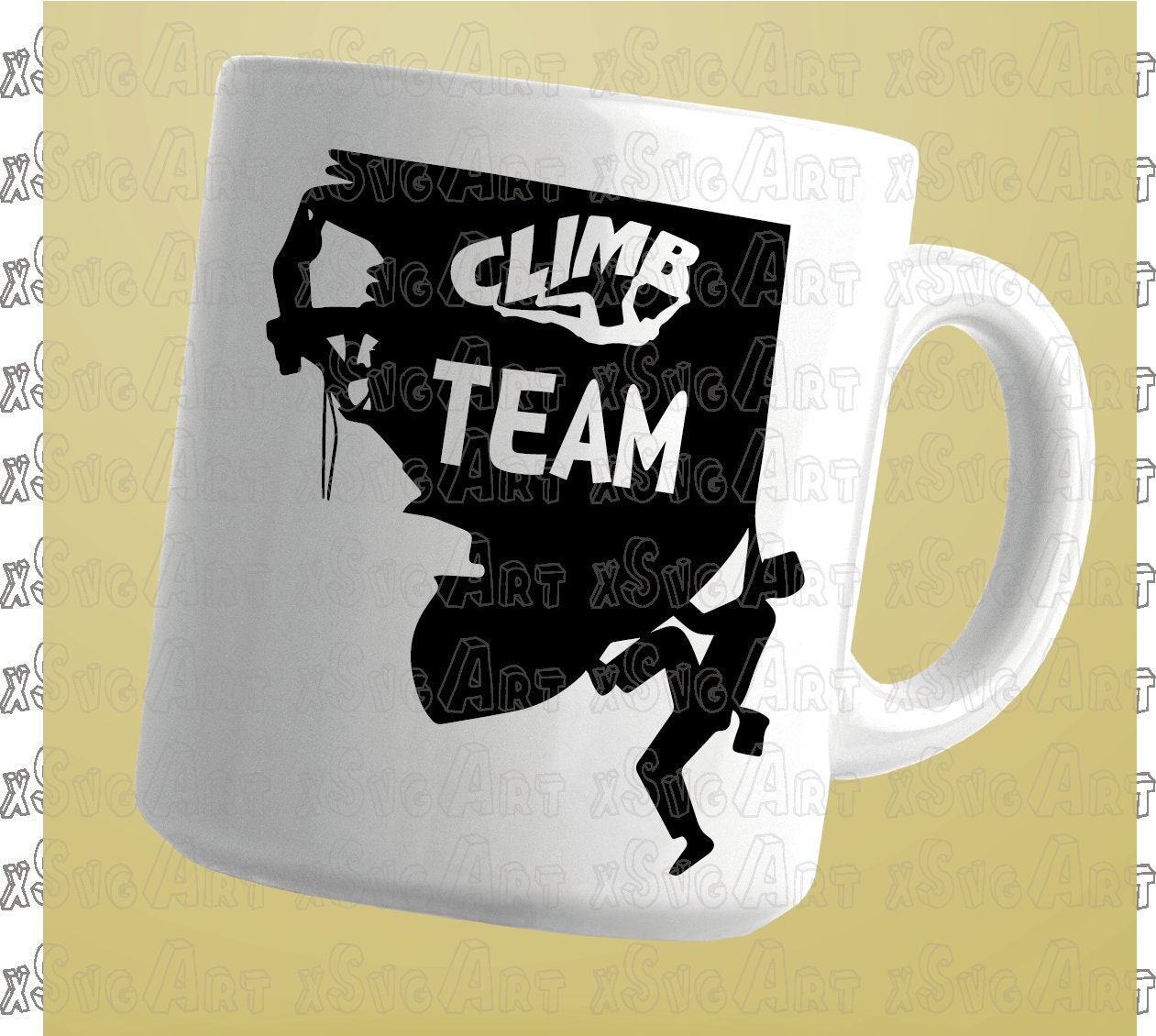 Climbing Mountain Svg File, Rockclimber Cricut Svg, Rockclimbing Dxf ...